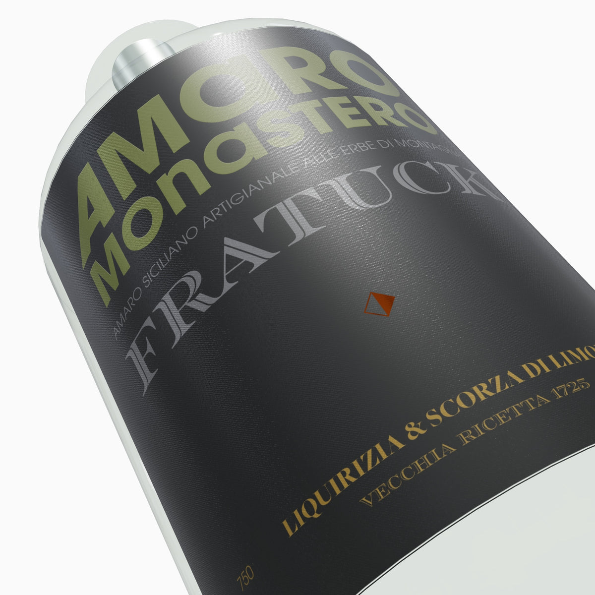Graphic project label AMARO MONASTERO