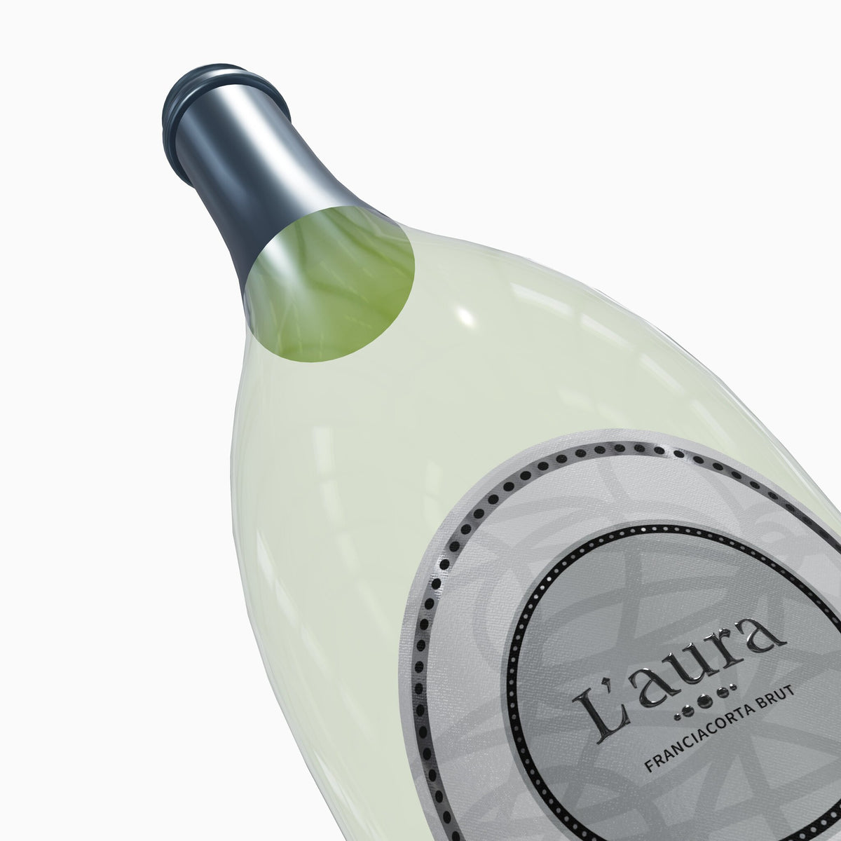 Graphic design label L'AURA | Custom Self Adhesive Labels | Auroflex